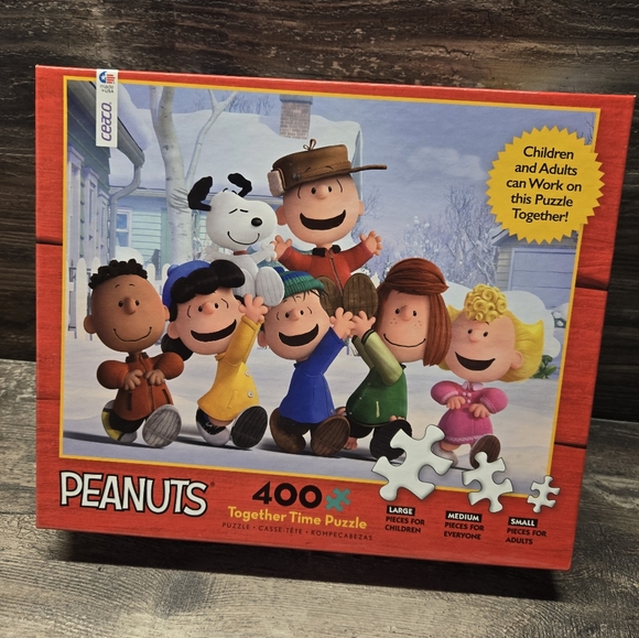 Toys | Ceaco Peanuts Gang 40 Piece Together Time Puzzle 18x24 2016 ...